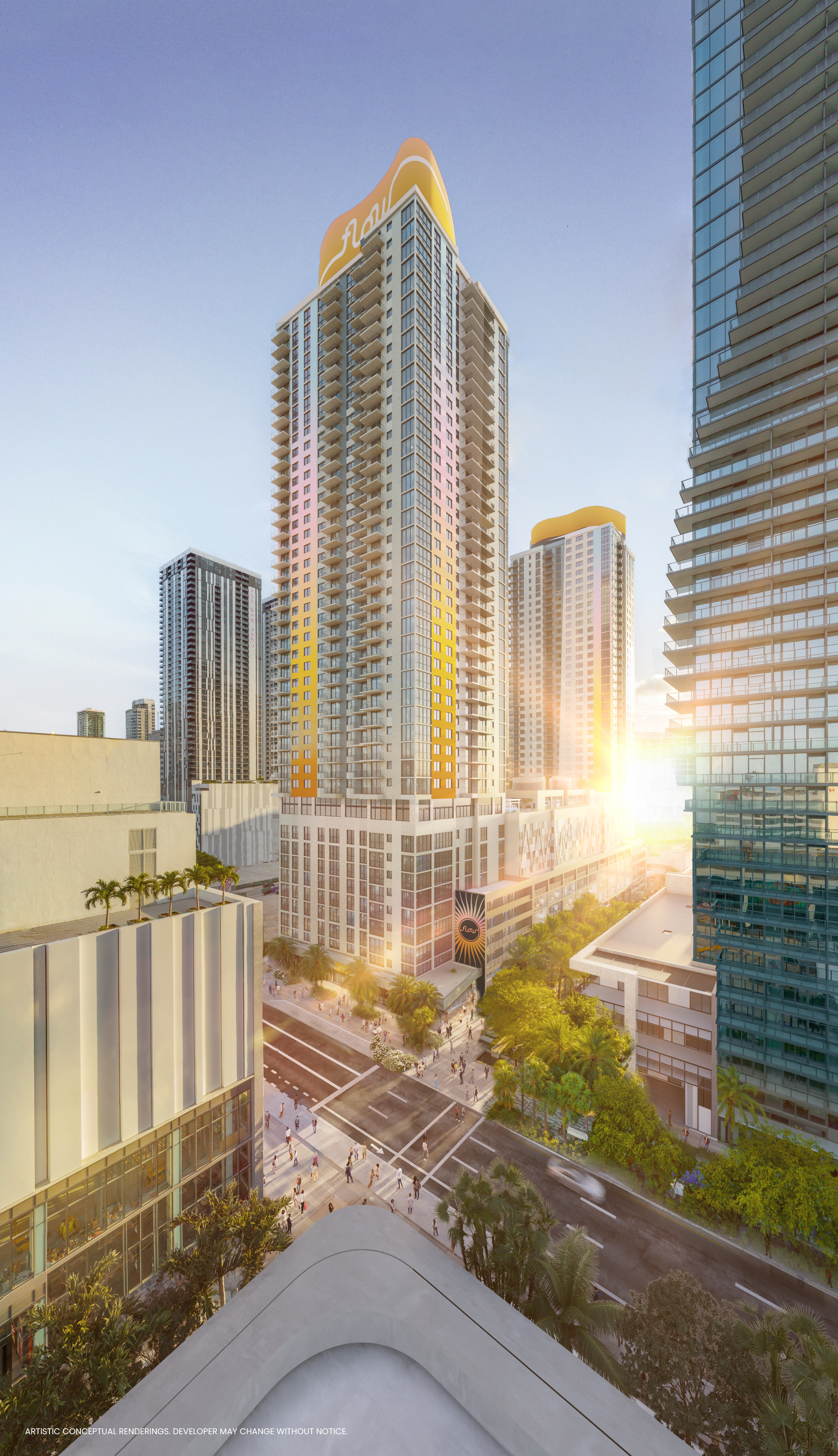 Flow House Miami Condos | Worldcenter Luxury Living Miami Luxury Residences